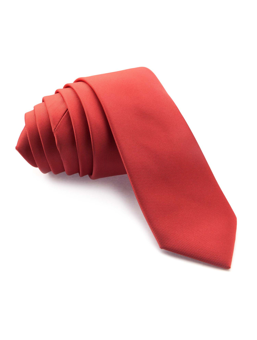 Corbata Estrecha Roja