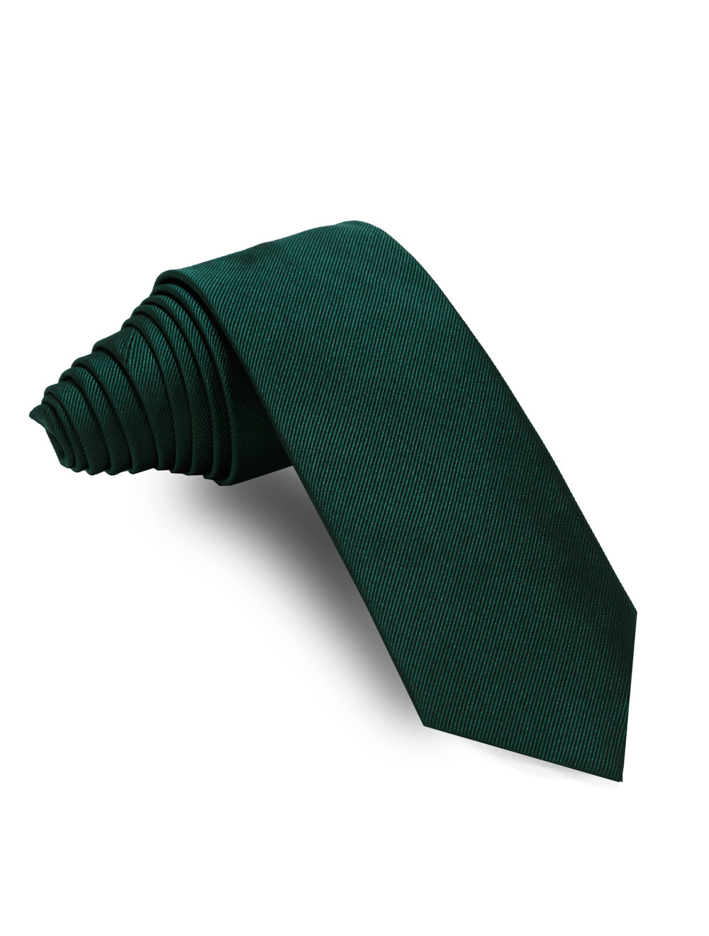 Corbata Verde Oscuro Lisa o Botella