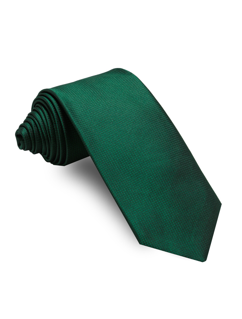 Corbata Verde Esmeralda Lisa Brocada