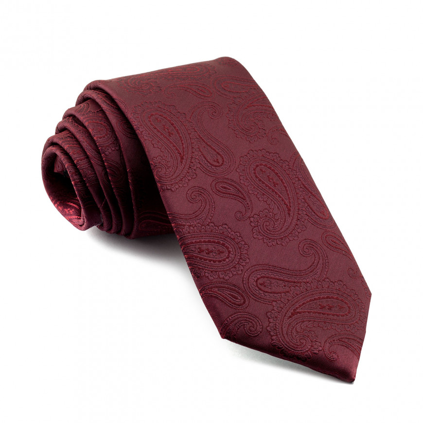 Corbata Burdeos Cachemir | 69207-4